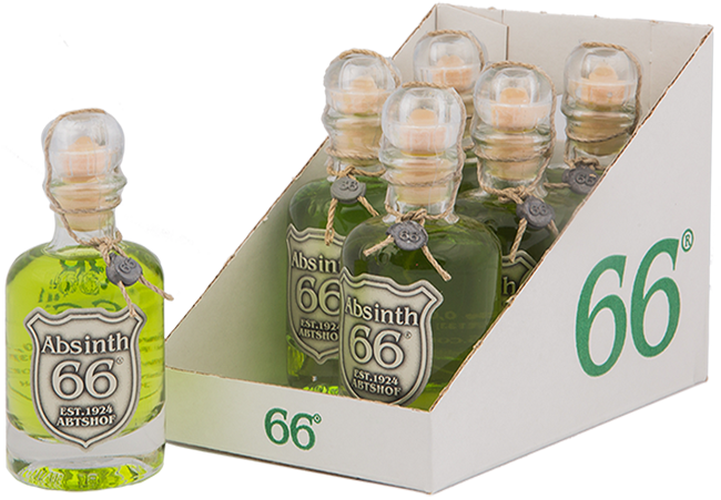 Absinth 66® mini bottles - 6x40 ml / 66% vol. – Abtshof Magdeburg