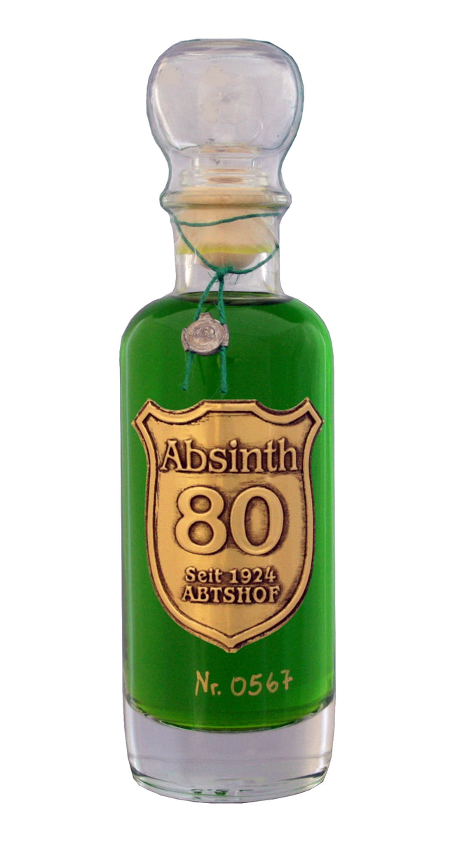 Absinthe "Limited Edition" - 80 years Abtshof - 0.2 L / 80% vol ...